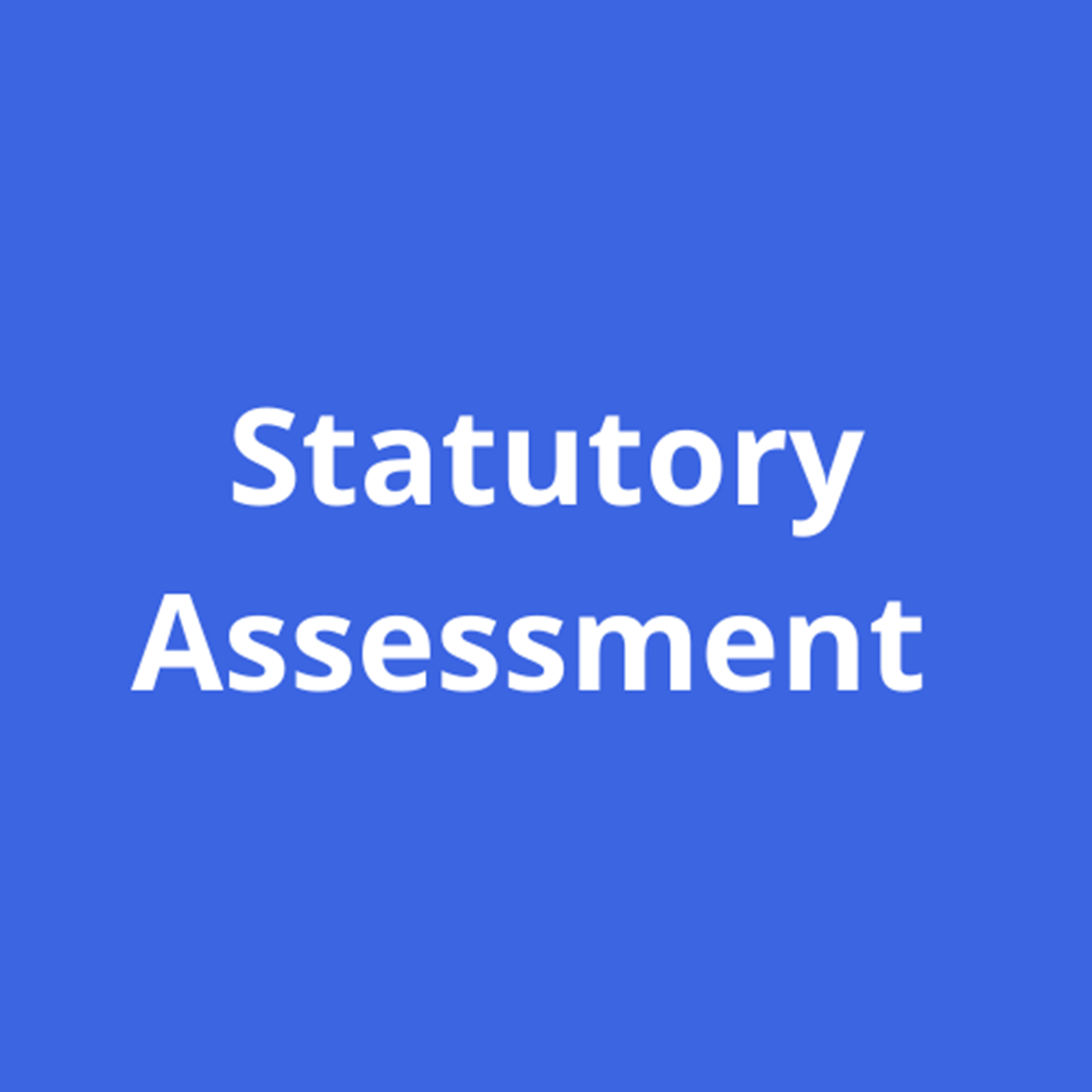 Statutory assessment training | DES